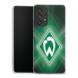 DeinDesign Galaxy A53 5G Handy Premium Case Smartphone Handyh&uuml;lle Schutzh&uuml;lle matt Coat Of Arms Official Licensed Product Sv Werder Bremen Premium Case