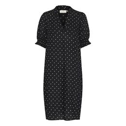Kaffe Kleid 'Beathe' Damen Größe 36 schwarz / weiß Winterkleid
