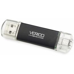 Verico USB3.0 Stick Hybrid Type C, 64 GB, schwarz