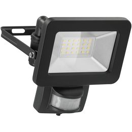 goobay LED-Fluter mit Bewegungsmelder, 20W, 1700lm, 4000K, schwarz