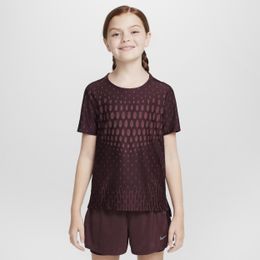 Nike Dri-FIT-ADV-Kurzarmoberteil für ältere Kinder (Mädchen) - Rot