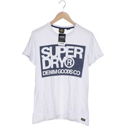 Superdry Herren T-Shirt, weiß, Gr. 48