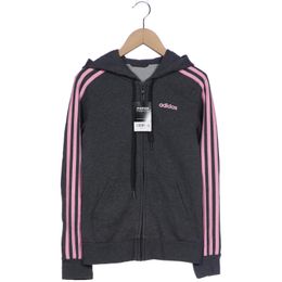 Adidas Damen Kapuzenpullover, grau, Gr. 34