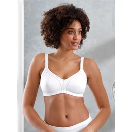 Naturana Damen Minimizer-BH ohne B&uuml;gel mit St&uuml;tze, wei&szlig;, Gr&ouml;&szlig;e 105B