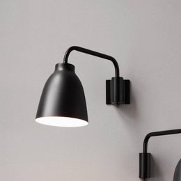 Fritz Hansen Caravaggio Wandlampe, schwarz