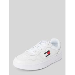 Tommy Jeans Ledersneaker mit Label-Details Modell 'CUPSOLE LEATHER'