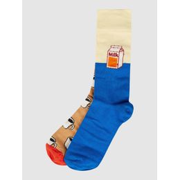 Happy Socks Socken mit Allover-Muster im 2er-Pack