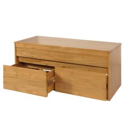 Mendler Teak-Waschbeckenunterschrank HWC-M71, Waschtisch, hochwertiges B-Grade-Teak (Kernholz, 20-30 Jahre) 104495