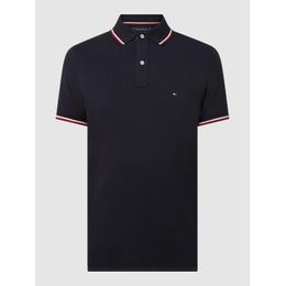 Tommy Hilfiger Slim Fit Poloshirt mit Kontraststreifen