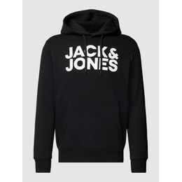 Jack & Jones Hoodie mit Label-Detail Modell 'ECORP'