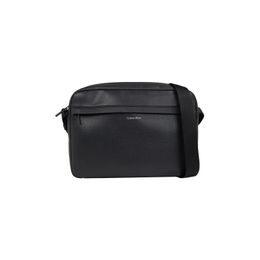 Messenger Bag Calvin Klein "CK MUST MESSENGER" Gr. B/H/T: 36 cm x 26 cm x 6,5 cm, schwarz (ck black pebble) Damen Taschen