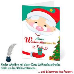 Luma Weihnachtskarte Wünsche an den Weihnachtsmann DIN B6