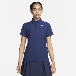 Nike Tour Dri-FIT-ADV-Kurzarm-Golf-Poloshirt für Damen - Blau