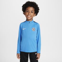 FC Chelsea Academy Pro Nike Dri-FIT-Fußball-Drill-Oberteil für ältere Kinder - Blau