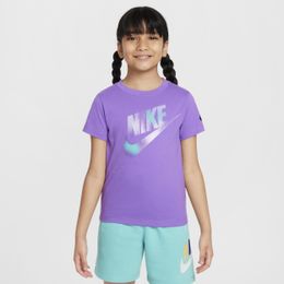 Nike Club T-Shirt mit Grafik-Print (jüngere Kinder) - Lila