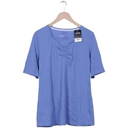 Ulla Popken Damen T-Shirt, blau, Gr. 46