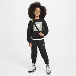 Nike Sportswear Future Utility zweiteiliges Crew Set (jüngere Kinder) - Schwarz