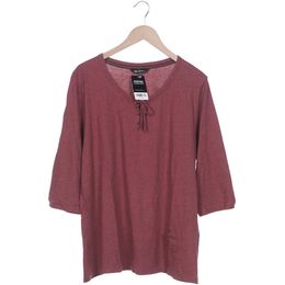 Ulla Popken Damen T-Shirt, bordeaux, Gr. 50