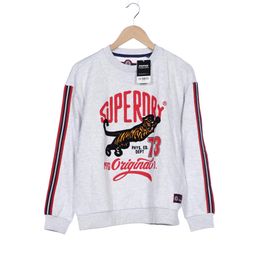 Superdry Damen Sweatshirt, grau, Gr. 42