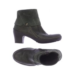 Camel Active Damen Stiefelette, grün, Gr. 4