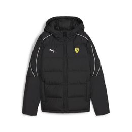 Sweatjacke Puma "Scuderia Ferrari Race MT7+ Jacke Jugendliche" Gr. 164, schwarz (black) Kinder Sweatjacken