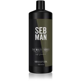 Sebastian Professional SEB MAN The Multi-tasker Shampoo für die Haare, den Bart und den Körper 1000 ml