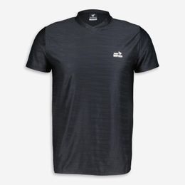 Schwarzes T-Shirt mit Logo