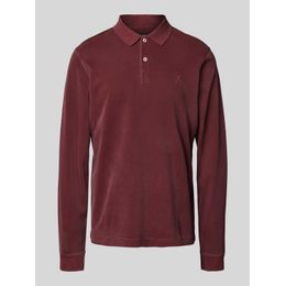 Marc O'Polo Regular Fit Poloshirt mit Label-Stitching