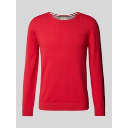 s.Oliver RED LABEL Strickpullover mit gerippten Abschlüssen