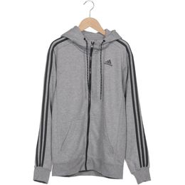 Adidas Herren Kapuzenpullover, grau, Gr. 46