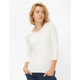 Brax Damen Shirt Style CORA, Altweiß, Gr. 34