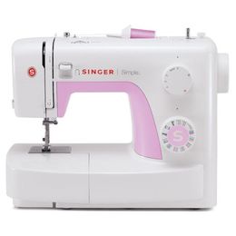 Singer Simple 3223 Automatische Nähmaschine Weiß, Pink