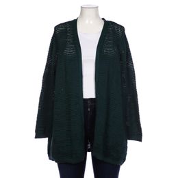 Ulla Popken Damen Strickjacke, grün, Gr. 50