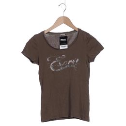 Esprit Damen T-Shirt, braun, Gr. 36