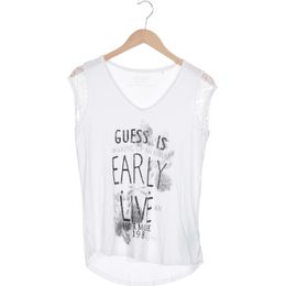 Guess Damen T-Shirt, weiß, Gr. 36