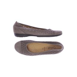 Gabor Damen Ballerinas, beige, Gr. 4.5