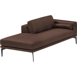 Ottomane Egoitaliano "Masu, Design trifft super Sitzkomfort, mit toller Detailverarbeitung", braun (chocolate), B:182cm H:95cm T:97cm, Leder &raquo;BULL&laquo; (echtes Rindsleder). Geschliffenes, pigmentiertes und behandeltes Rindsleder mit einer Dicke von 1, 3-1, 5 mm. Dieses Leder zeigt eine ziemlich weiche Hand mit einem halb undurchsichtigen Aussehen. Es handelt sich um ein gesch&uuml;tztes Leder. Eine leichte