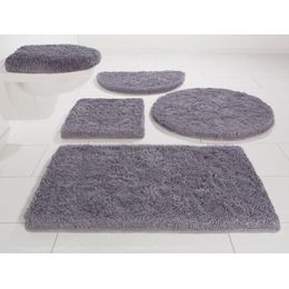 Möve Badematte MÖVE "Essentail/Superwuschel" Badematten Gr. rechteckig (80cm x 150cm), Polyester, grau (stone) Microfaser-Badematte, Badteppich, rechteckig, rund & als 3-tlg. Set