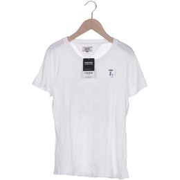 Tommy Jeans Damen T-Shirt, weiß, Gr. 34