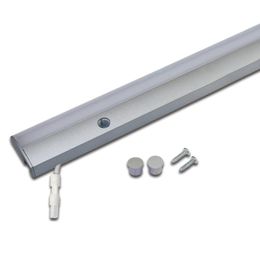 HERA LED-Unterbaulampe ModuLite F, aluminium, 90 cm, 3.000 K, Alu