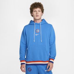 FC Chelsea Standard Issue Nike Dri-FIT Fußball-Hoodie für Herren - Blau