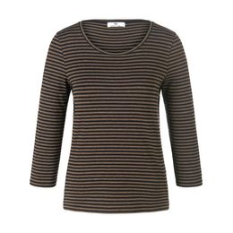 Peter Hahn - Rundhals-Shirt mit 3/4-Arm, schwarz, Gr. 50 / XL
