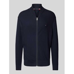 Tommy Hilfiger Regular Fit Strickjacke mit Reißverschluss