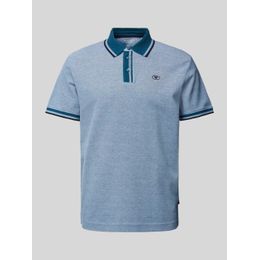 Tom Tailor Regular Style Poloshirt mit Label-Print