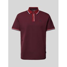 Tom Tailor Regular Style Poloshirt mit Label-Print