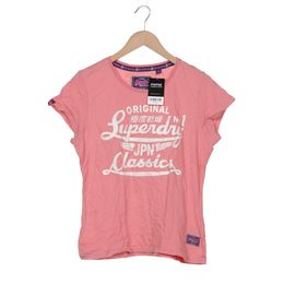 Superdry Damen T-Shirt, pink, Gr. 44