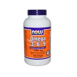 Now Foods Omega 3-6-9 Hexanfrei Nahrungsöl - 250 Kapseln! [119,60 EUR pro kg]