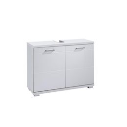 ByLiving Waschbeckenunterschrank NEBRASKA, weiß, B 80, H 59, T 31,5 cm