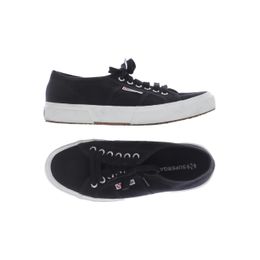 Superga Damen Sneakers, schwarz, Gr. 39