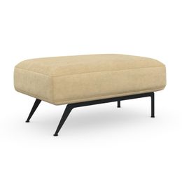 Hocker Machalke Gr. H/T: 45 cm x 90 cm, Chenille ELOY, braun (beigebraun eloy) Sitzhocker